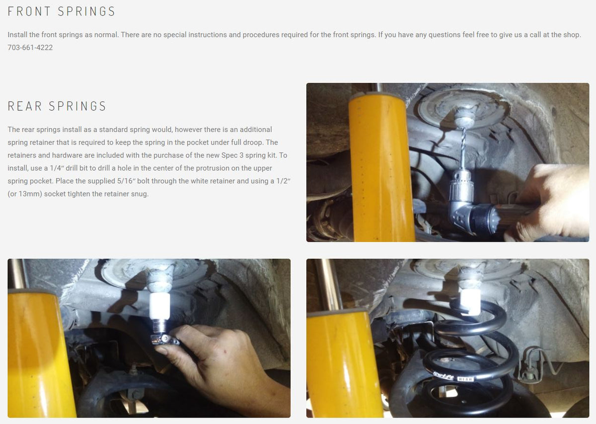 NASA Spec 3 Spring Set – RRT Automotive